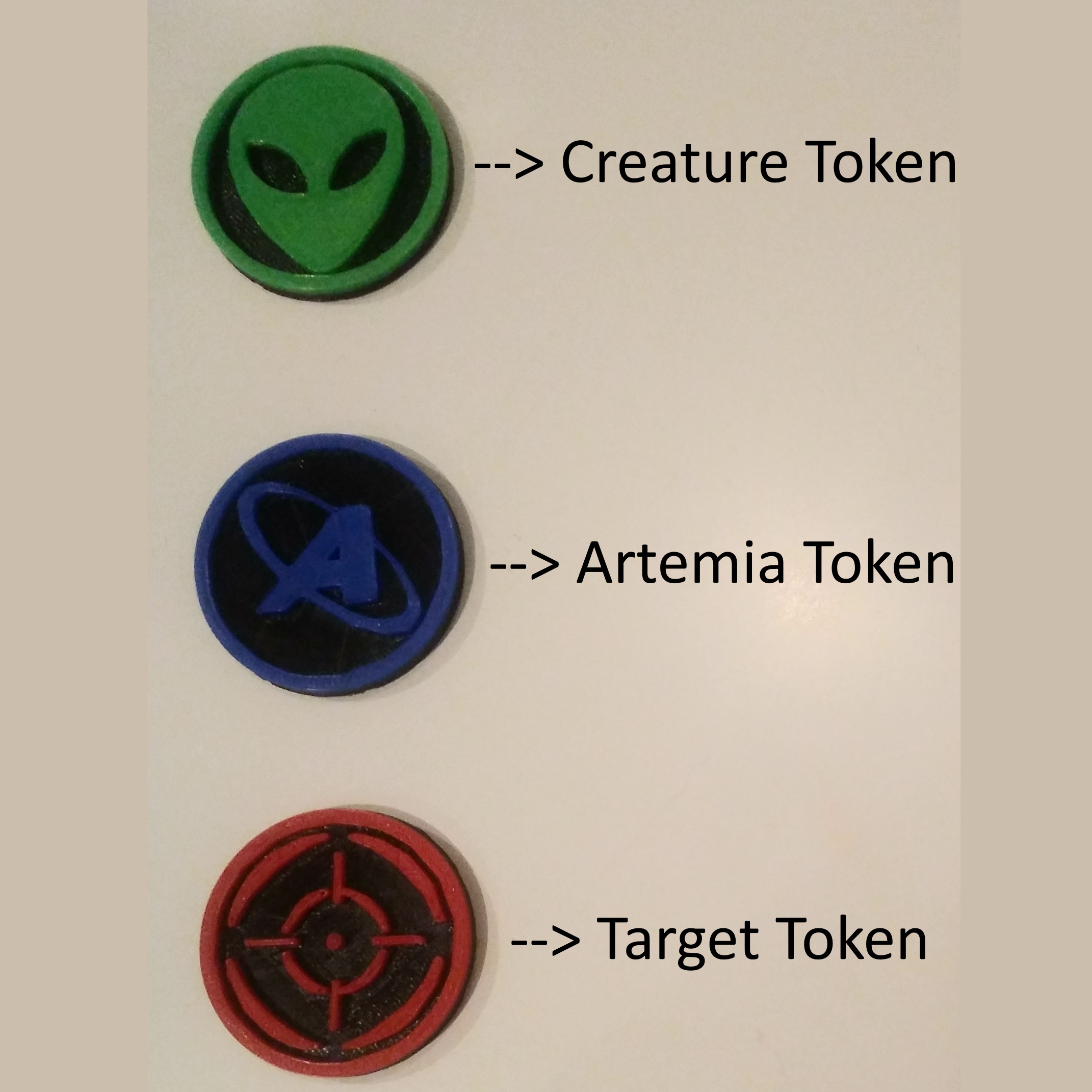 Файл STL Not Alone Components/Tokens Upgrade・3D-печатная модель для загрузки・Cults