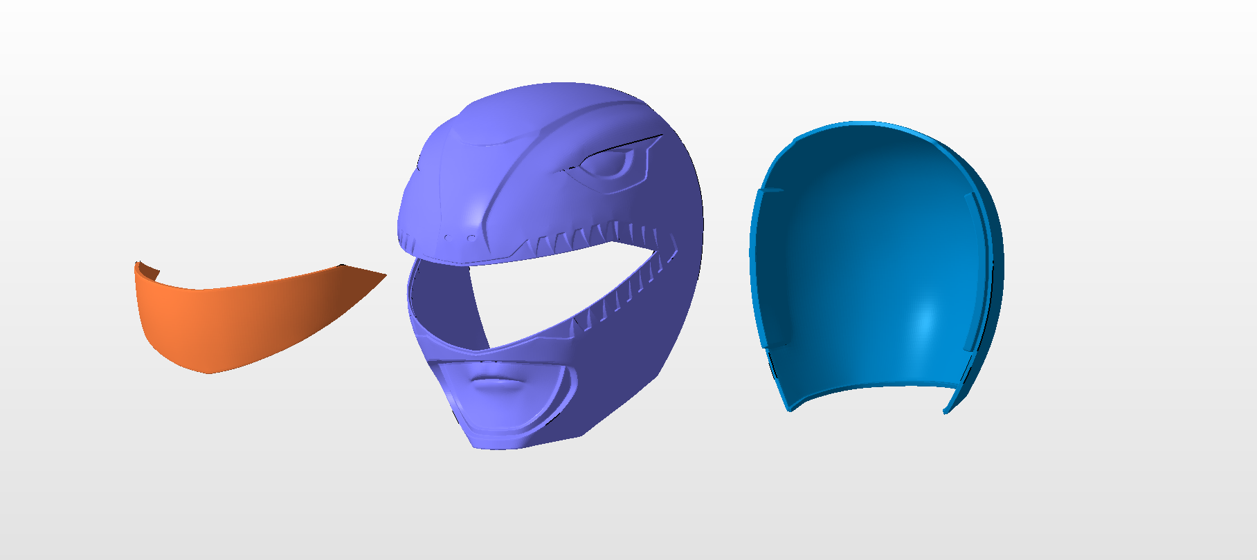 STL file power rangers mmpr red ranger helmet stl file 🪖・3D print ...