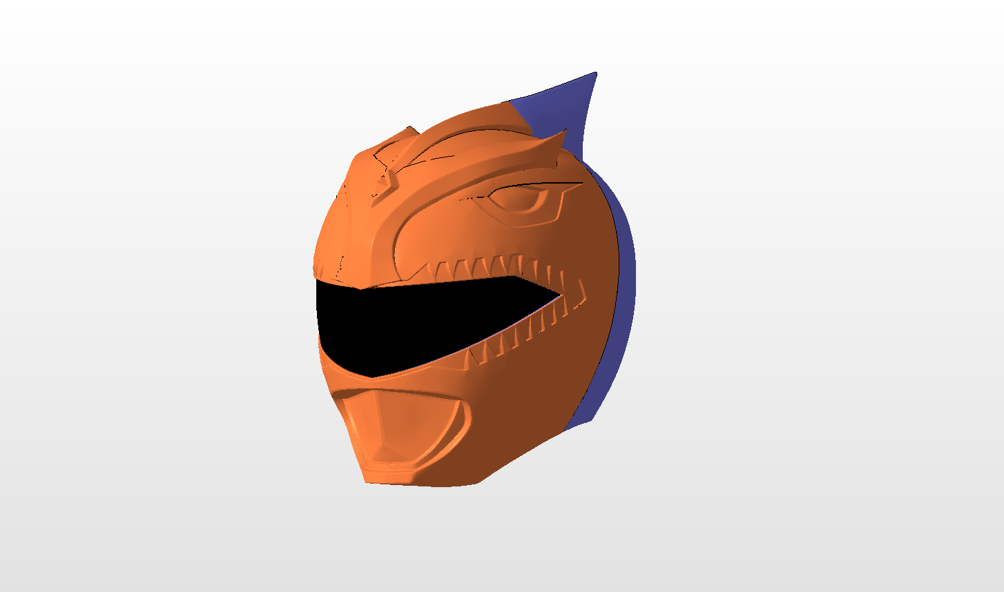 STL file power rangers mmpr red ranger bat in the sun helmet stl file ...