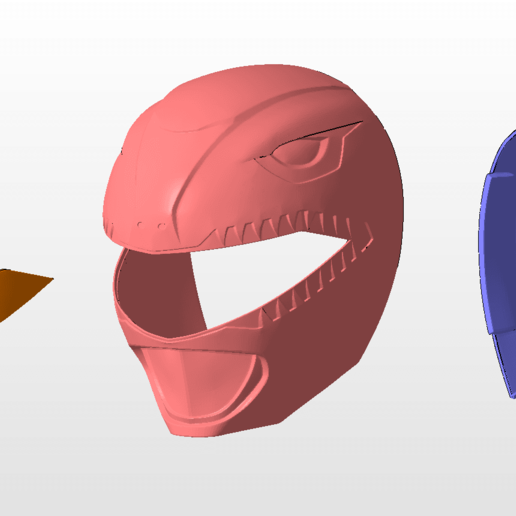 Download 3D printing templates power rangers mmpr red sentry ranger ...