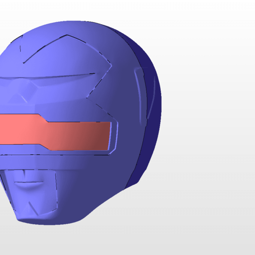 Download STL files power rangers lost galaxy blue ranger helmet stl ...