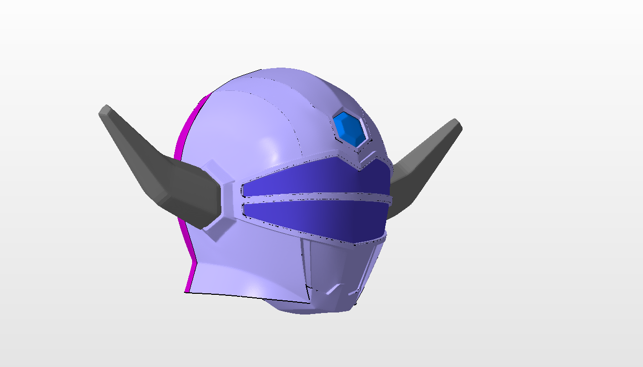 STL file power rangers lost galaxy magna defender helmet stl file for ...