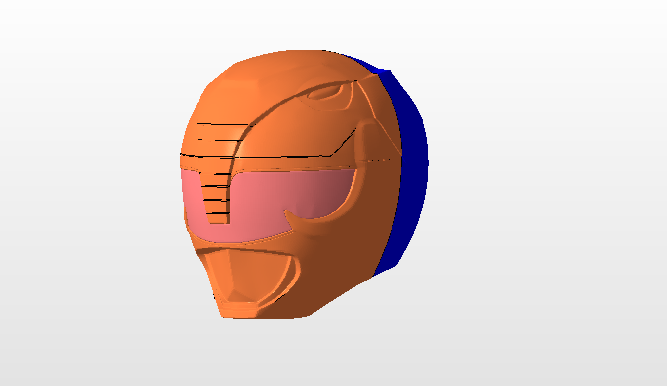 STL file power rangers mmpr black ranger sentry helmet stl file・3D ...