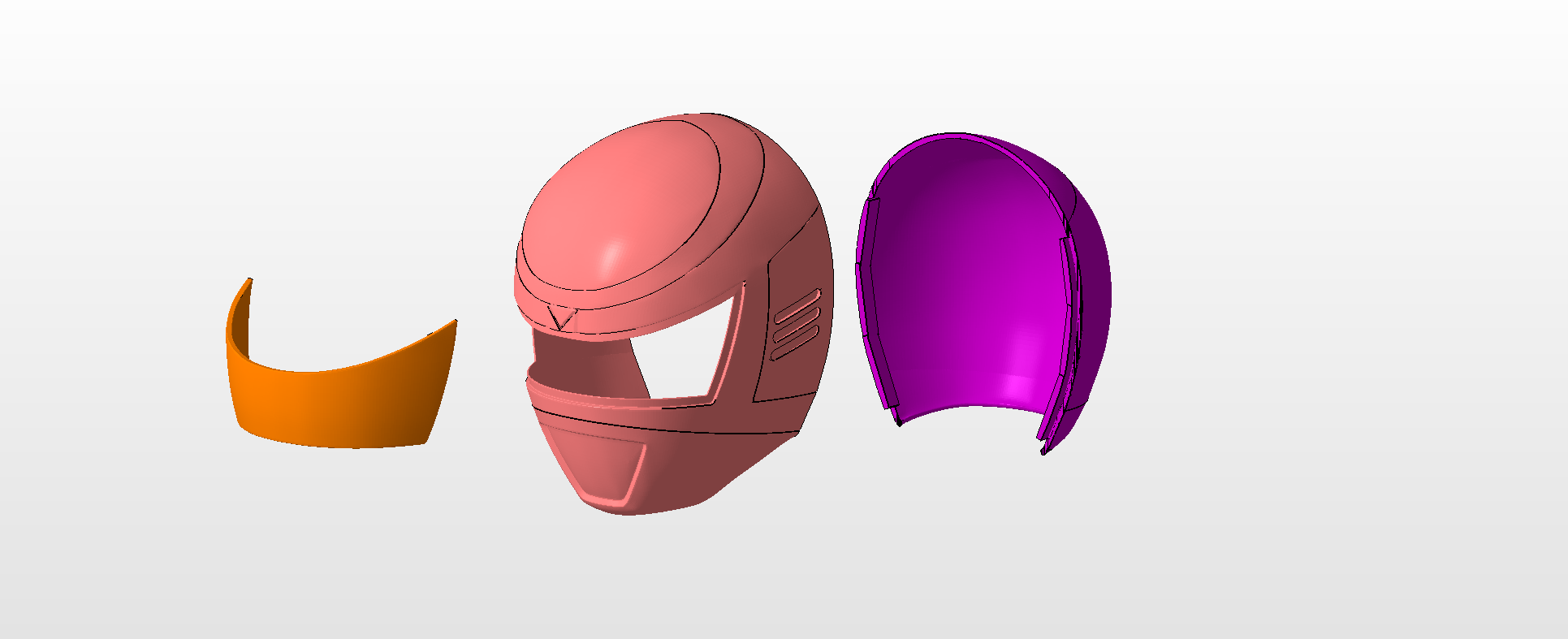 STL file power rangers inspace pink helmet stl file・3D printable model ...