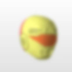 Download 3D printer files power rangers turbo yellow ranger helmet stl ...