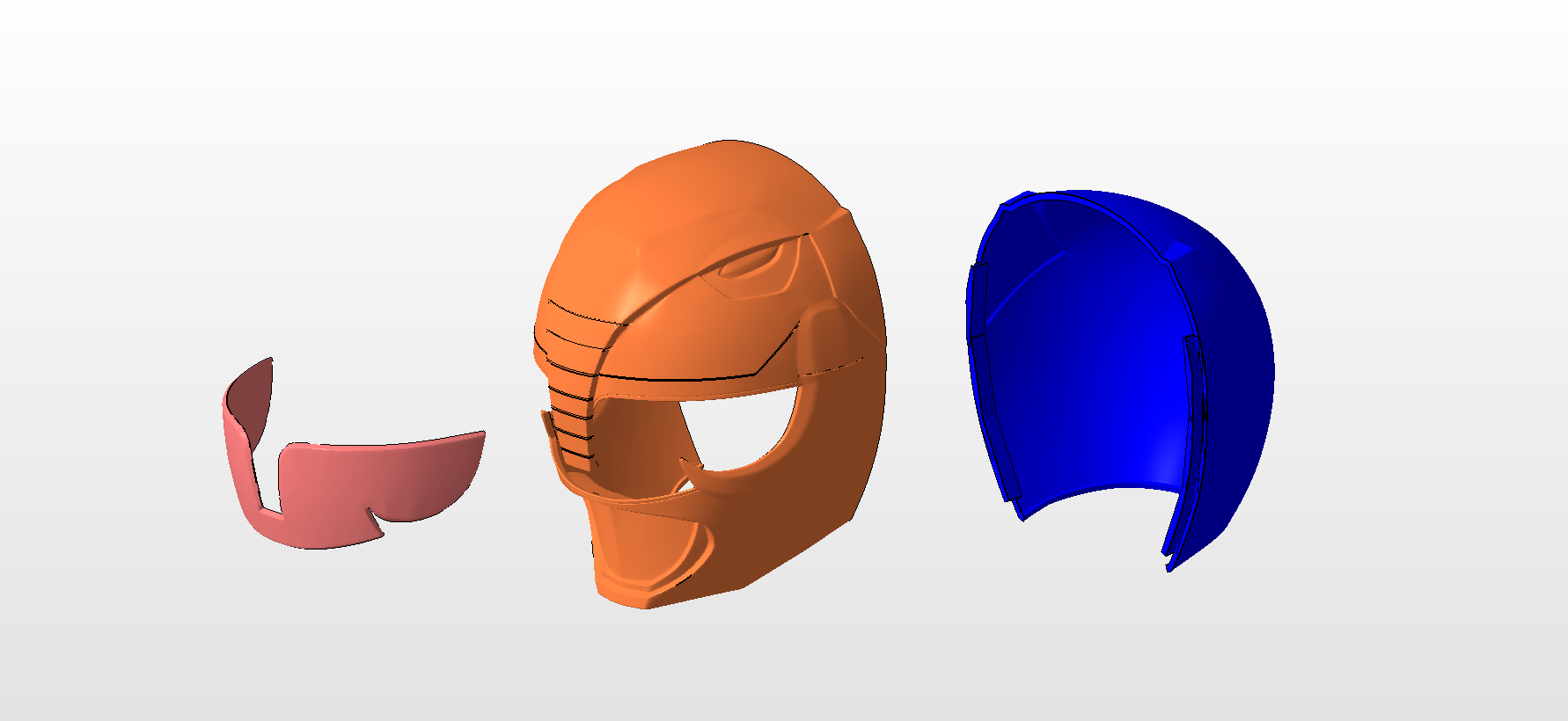 STL file power rangers mmpr black ranger sentry helmet stl file・3D ...