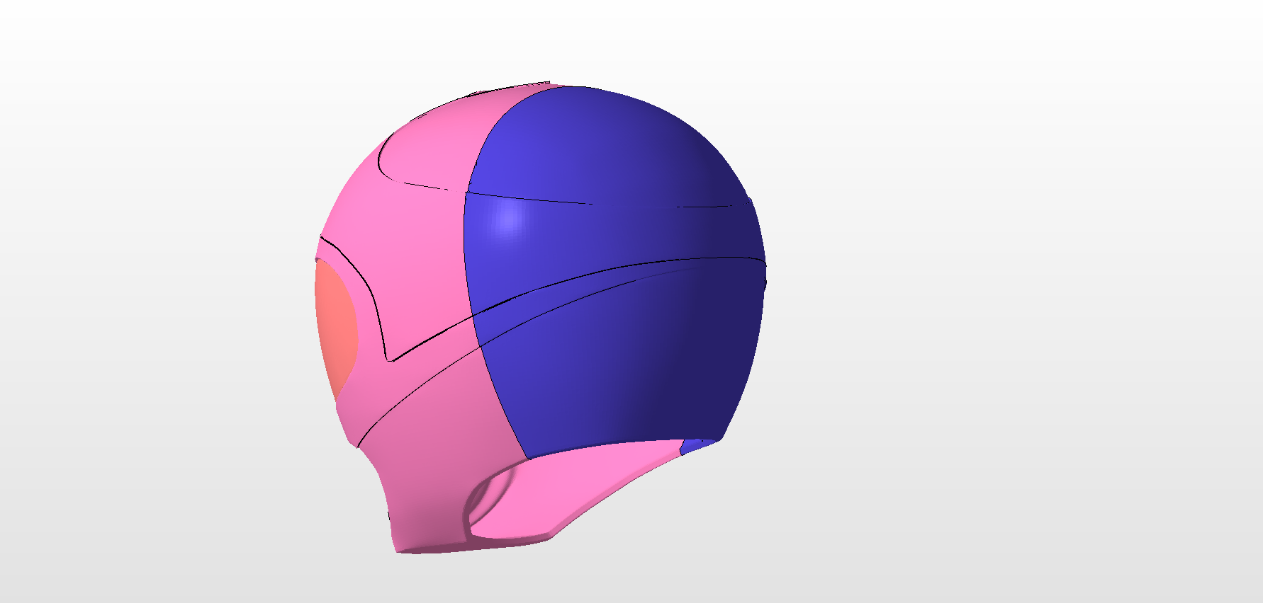 STL file power rangers mmpr pink ranger helmet stl file・Template to ...