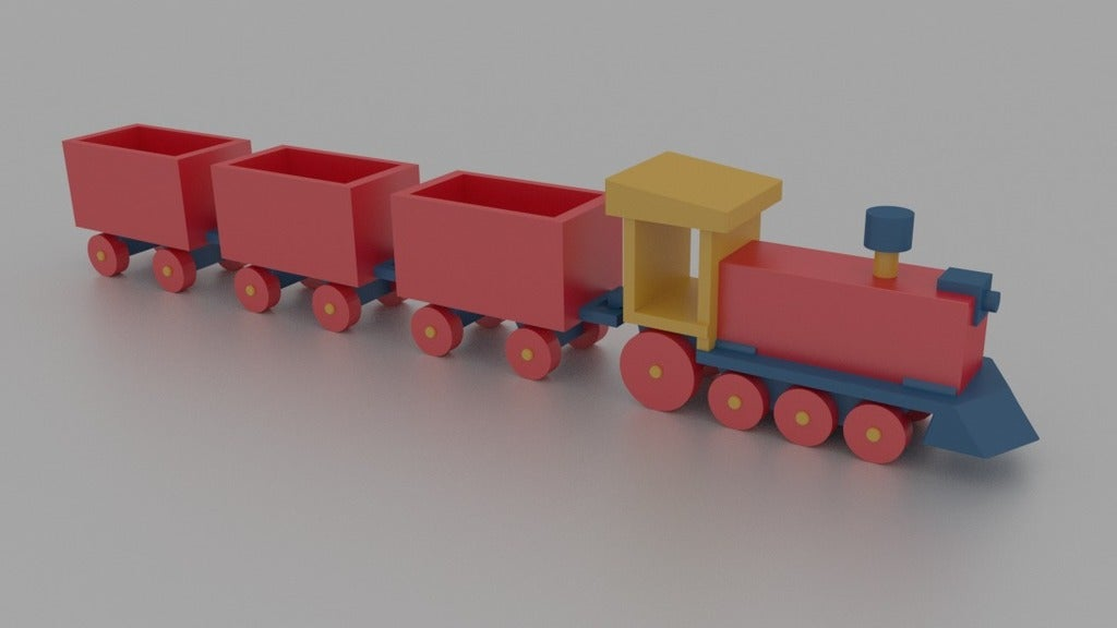 Free STL file Train・3D printable object to download・Cults