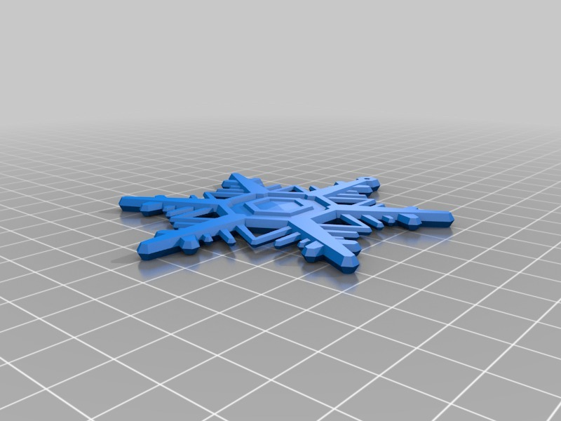 Free 3D file snowflake that grows ️・3D printing idea to download・Cults