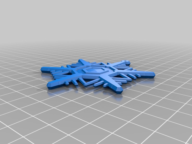 Free 3D file snowflake that grows ️・3D printing idea to download・Cults