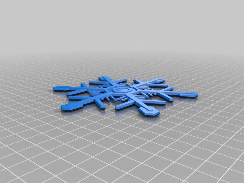 Free 3D file snowflake that grows ️・3D printing idea to download・Cults
