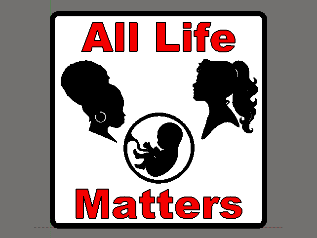 Archivo STL gratuito La placa de All Life Matters 🎨・Design para ...