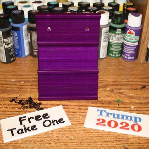 Download free 3D print files Bumper Sticker POS Display Rack With ...