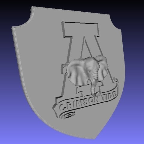 Download free 3D printing files Alabama Crimson Tide Plaque ・ Cults