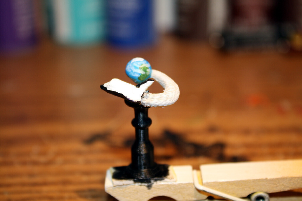 Free STL file Space Themed Game Pieces - UFO, Shuttle, Satellite and ...