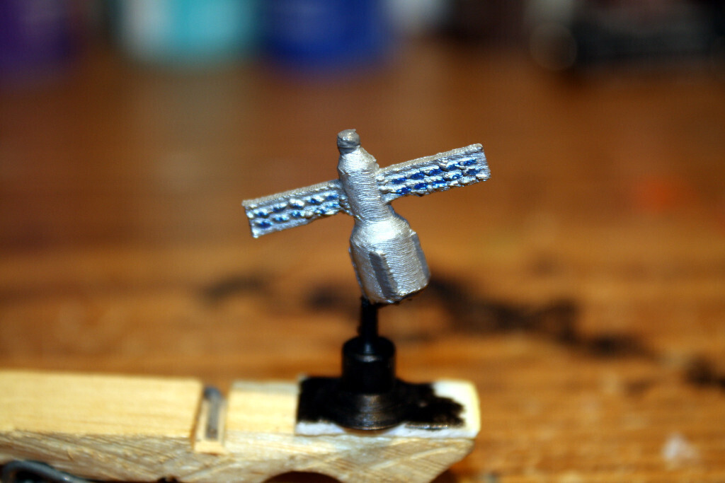 Free STL file Space Themed Game Pieces - UFO, Shuttle, Satellite and ...
