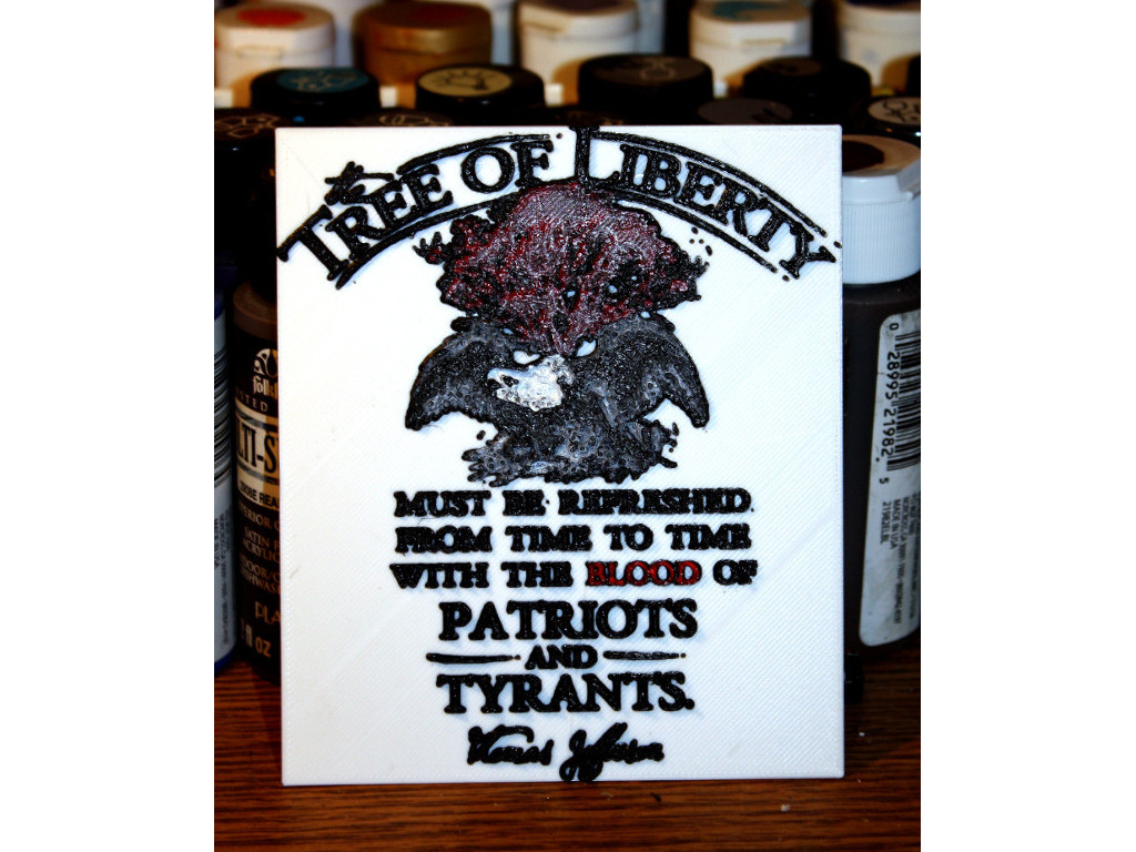 Free STL file The Tree of Liberty・3D printing idea to download・Cults