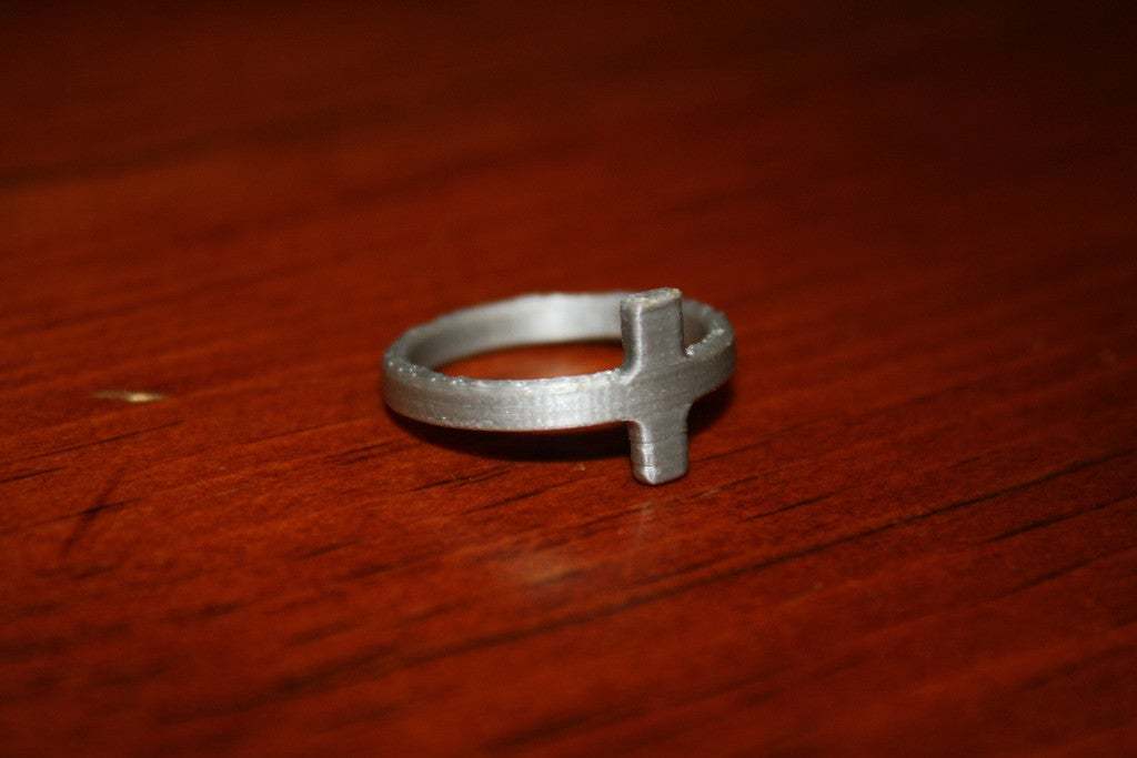 Free STL file Simple Cross Ring・3D printing template to download・Cults