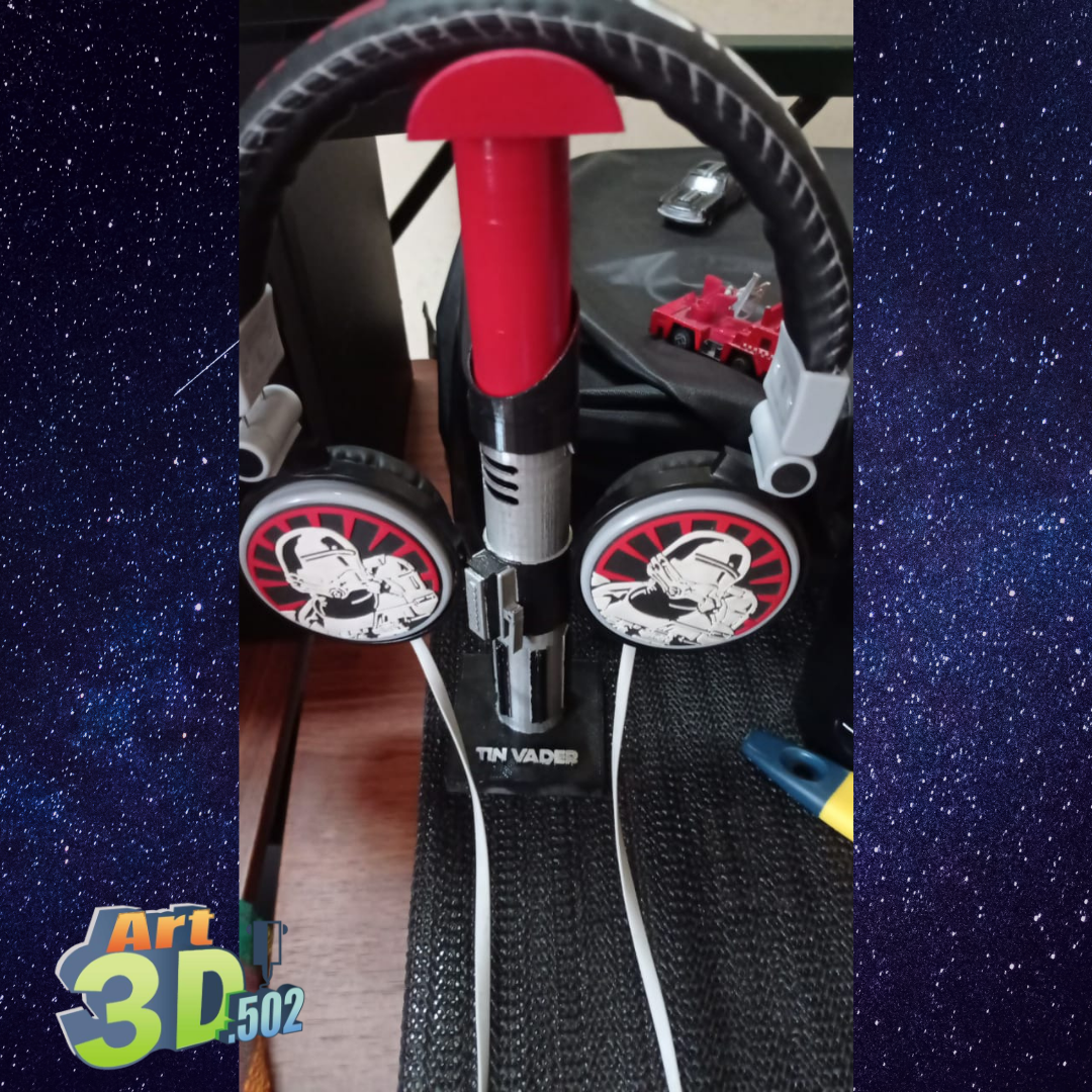 STL file Vader headphone holder 🎧・3D print model to download・Cults