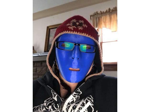 Free STL file Blank Mask・3D print design to download・Cults