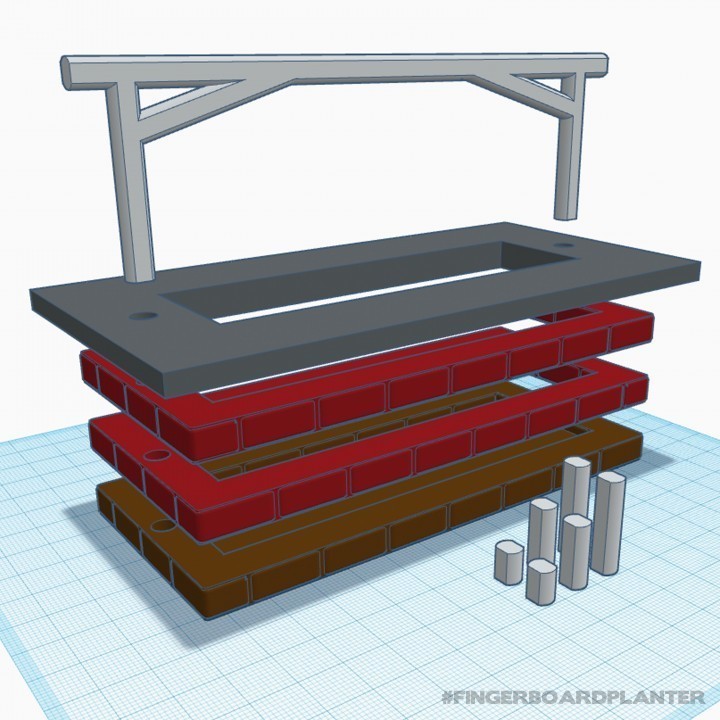 Free STL file Modular Fingerboard Ramp & Planter・3D printable design to ...