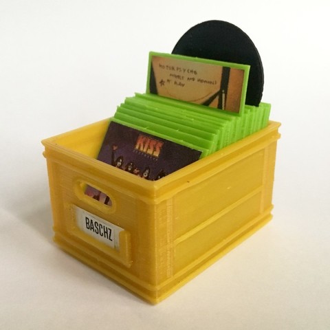 Download free 3D printer files CRATEFULL OF | Vinyl Record Collection ...