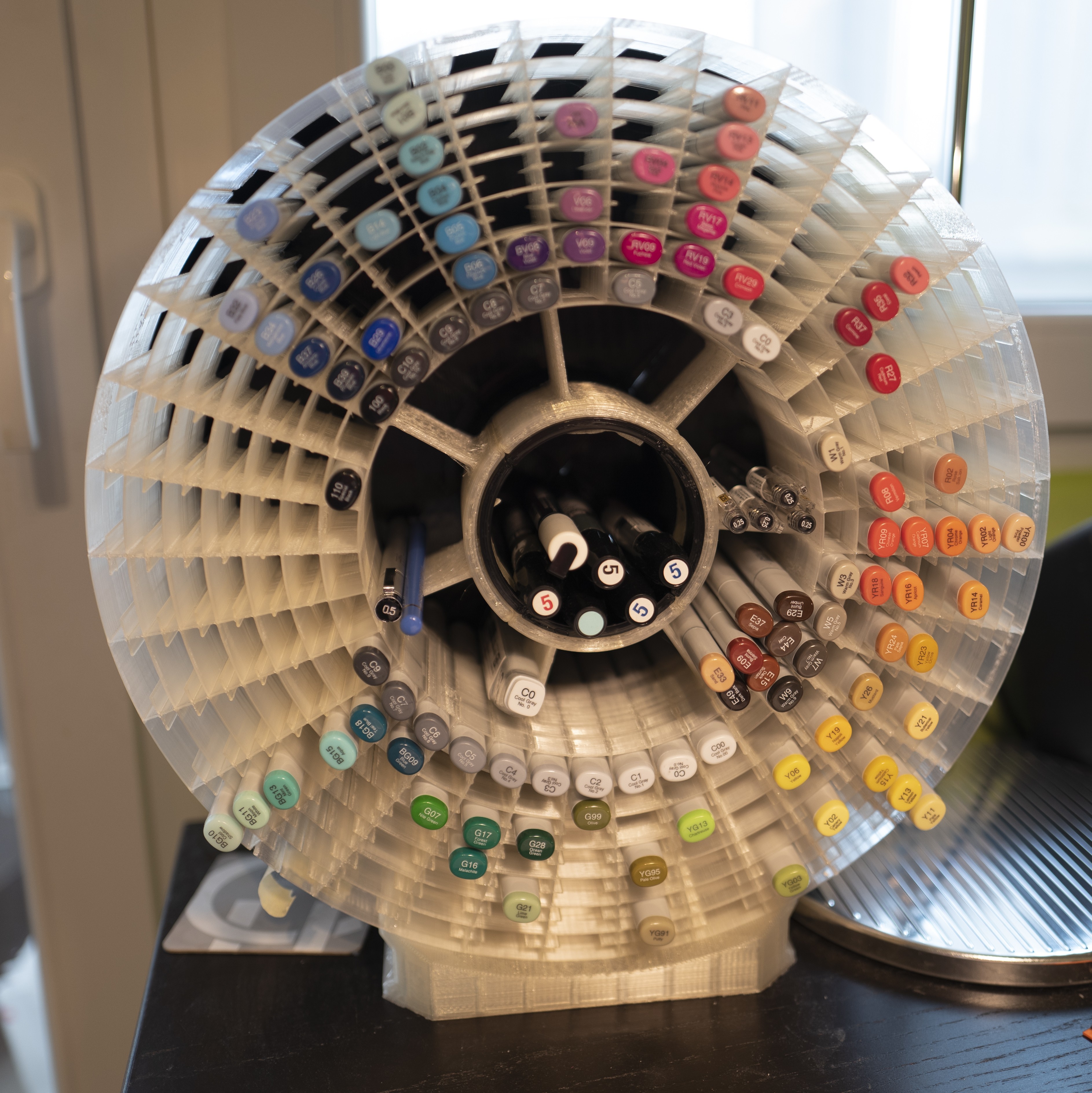 Download STL file Copic color wheel • Template to 3D print ・ Cults