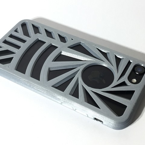 Download 3D print files Iphone 7 case - Turbine ・ Cults