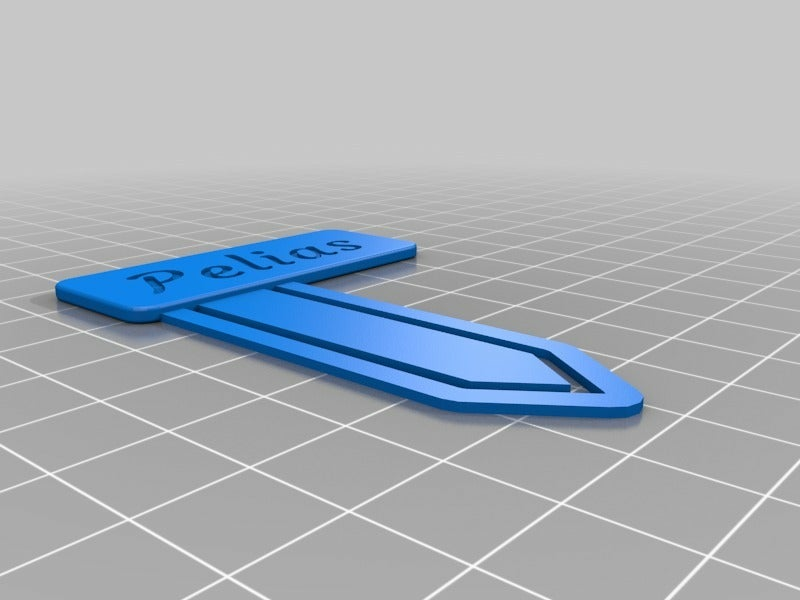 Free STL file Bookmark personalized・3D printable object to download・Cults