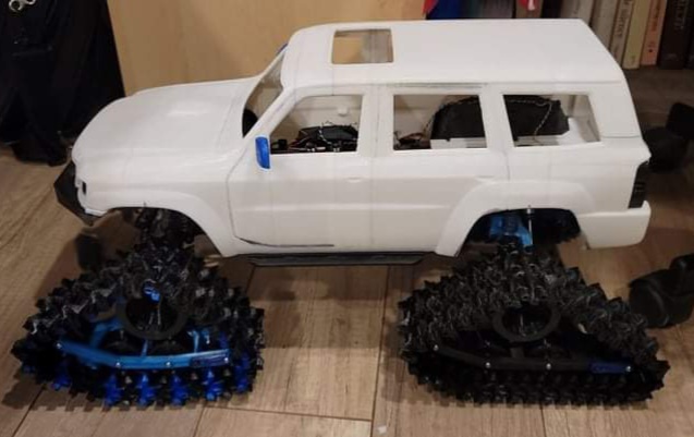 STL file conversion TRX4 traxxas track champagne concept 🍾・Model to ...
