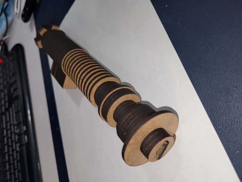 Free 3D file Laser Cut Light Saber Luke 3mm・3D printable object to ...