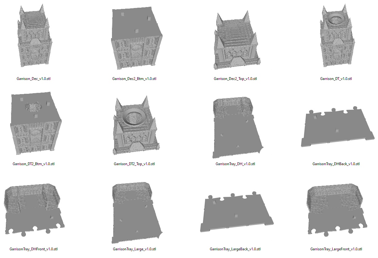 3D file Warforged Garrison - SUPPORT FREE!・Model to download and 3D ...