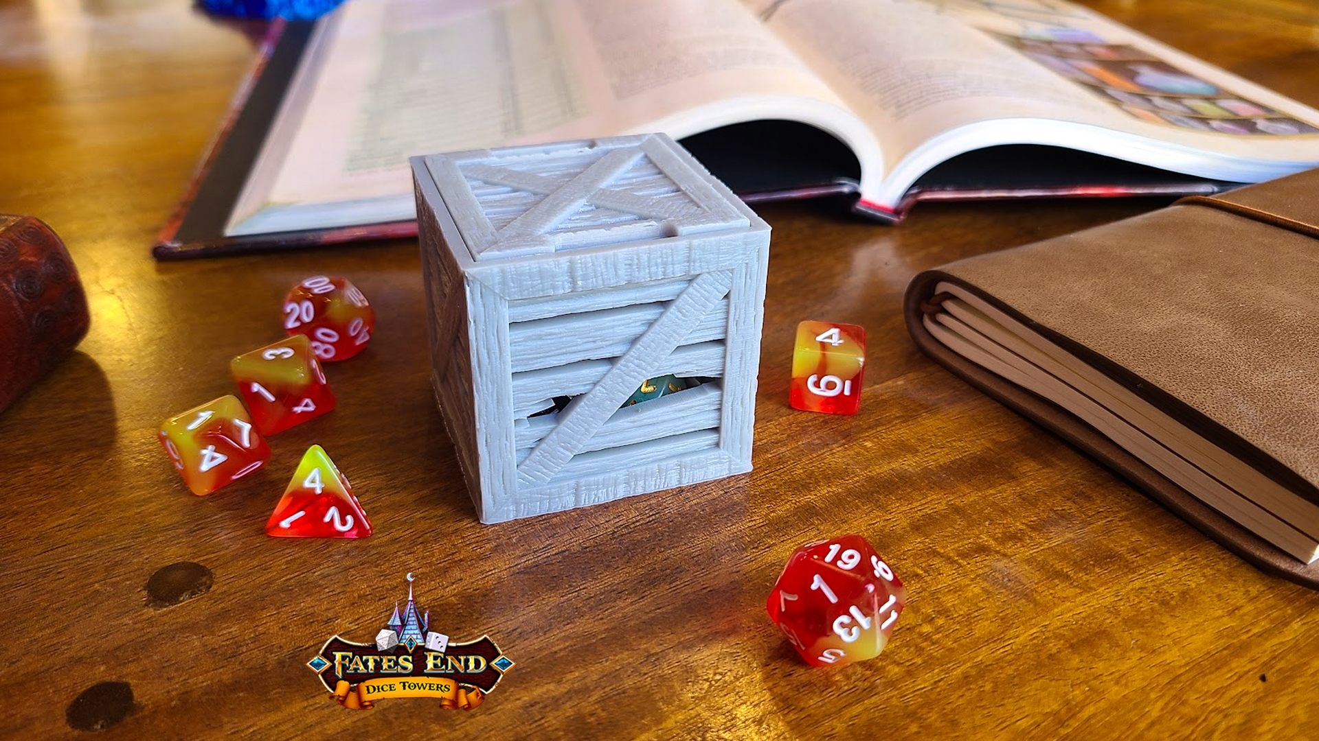 3D file Wooden Crate Dice Jail - SUPPORT FREE!・3D printable model to ...