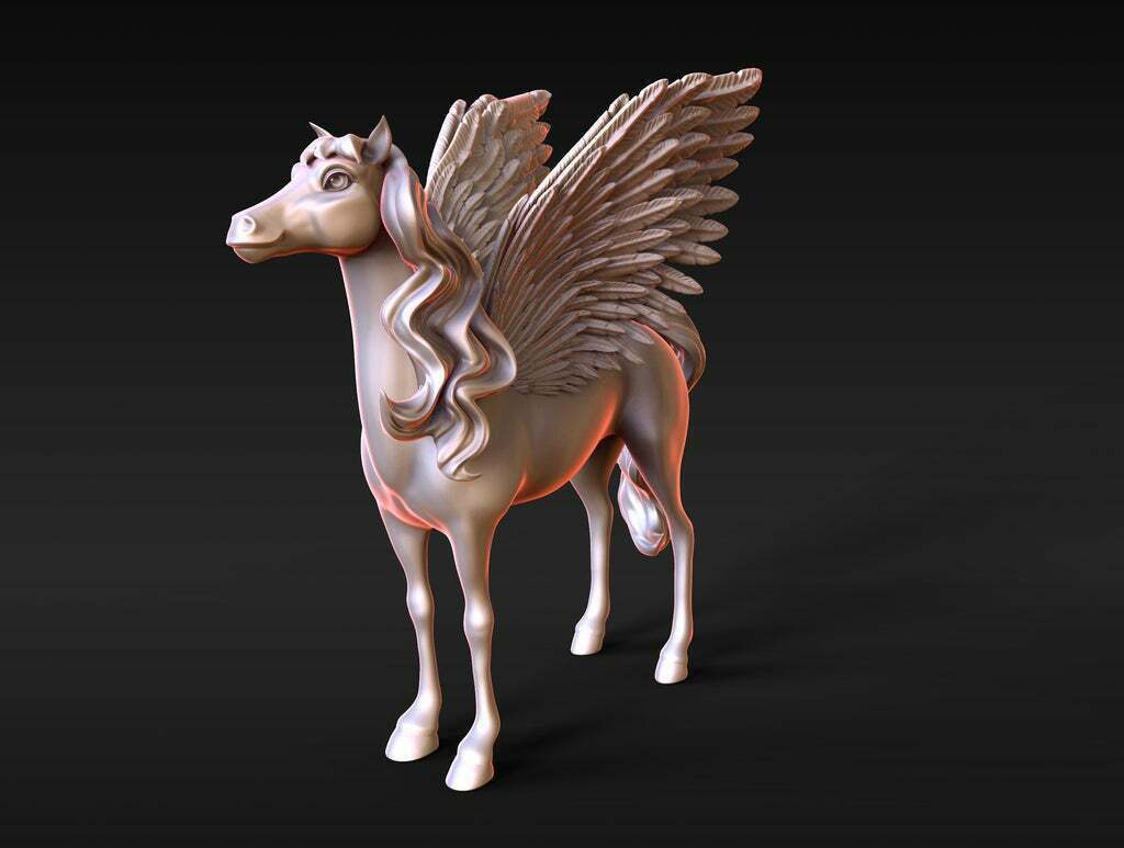 Free STL file Pretty Pegasus・3D printer design to download・Cults