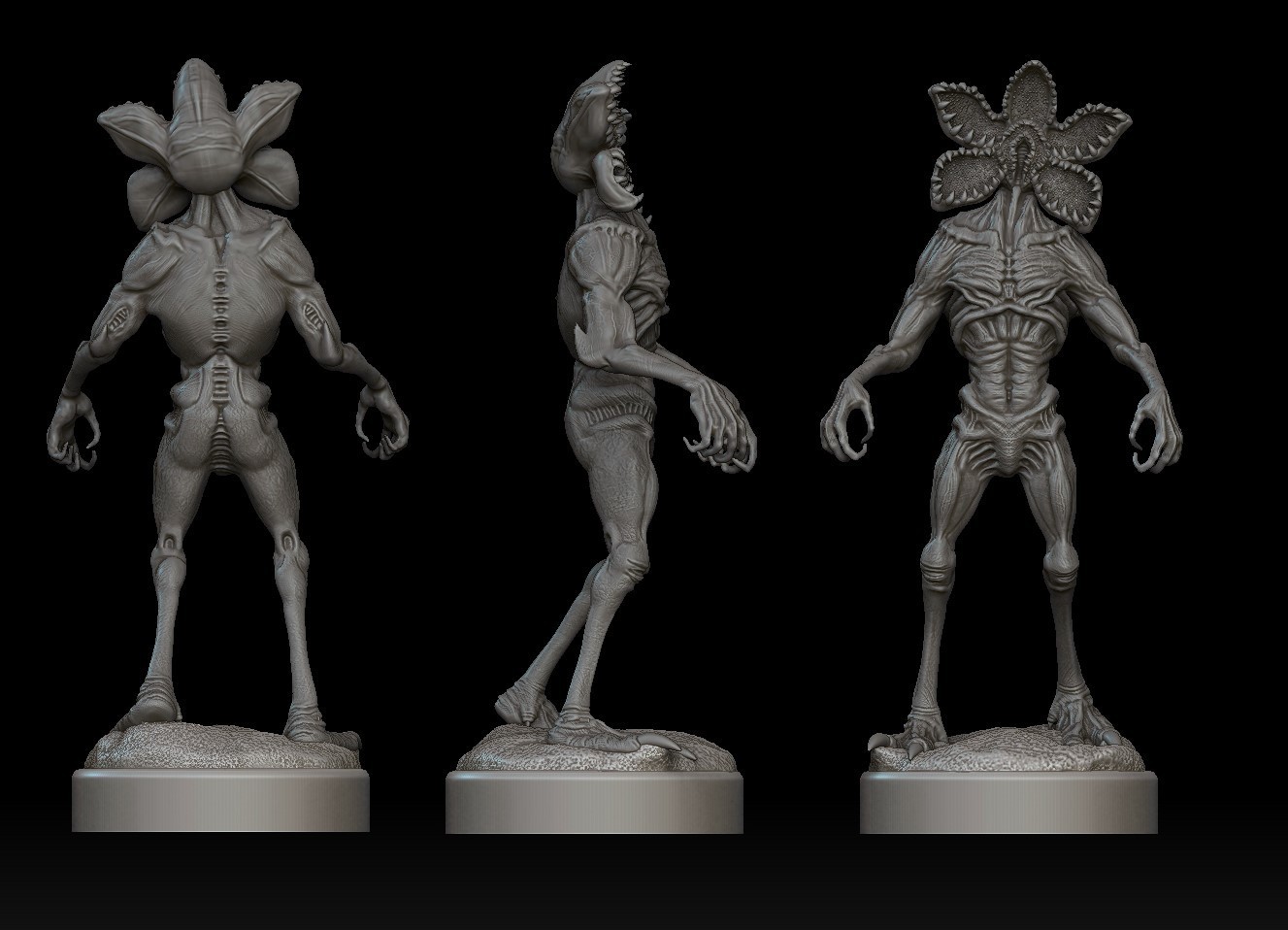 STL file Demogorgon statue(Stranger Things Series)・3D printing design ...