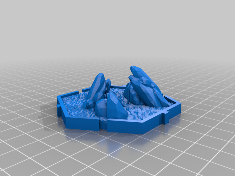 Free STL file Planetary Empires Rocky Desert Tiles 🏜️・3D printable ...