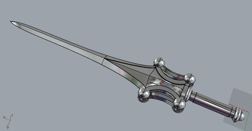 STL file He-Man sword and shield masters of the universe cosplay 🗡️・3D ...