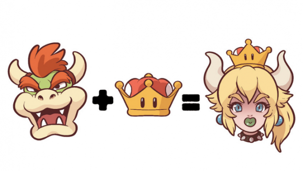STL file Bowsette crown of princess Bowsette de MarioBross・3D printable ...