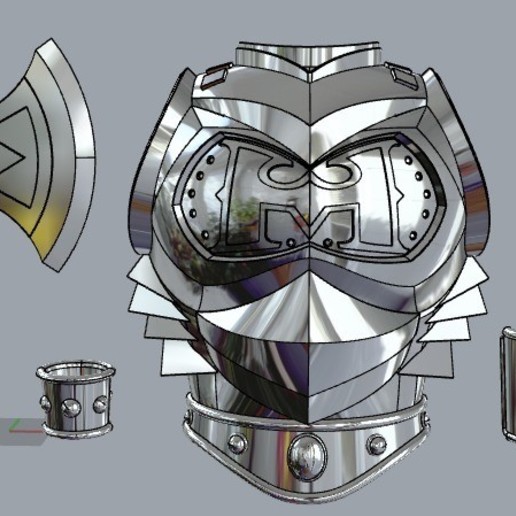 Download 3D model He-Man Battle armor real life scale cosplay ・ Cults