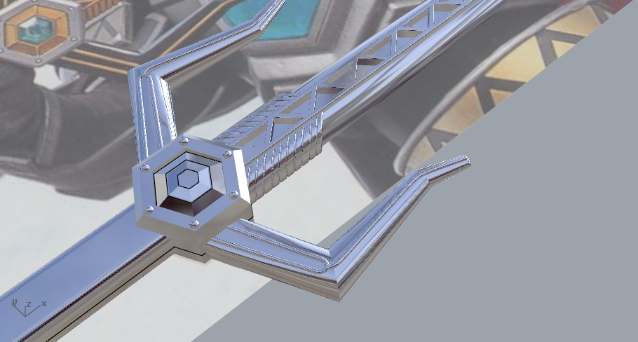 STL file Sword of the Power Rangers Magna Defender 🗡️・Design to ...