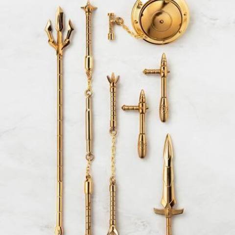 Download 3D printer designs Libra Gold Saint weapons from Saint Seiya ...