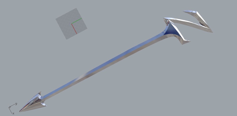 STL file Zedd Staff from Mighty Morphin Power Rangers 3D print model 🗡️ ...