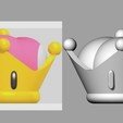 Download STL file Bowsette crown of princess Bowsette de MarioBross ...