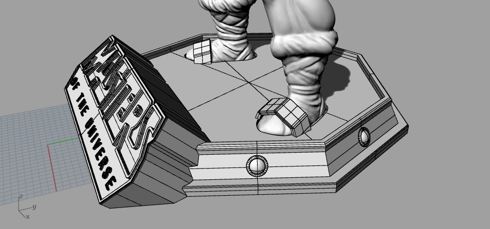 STL file Motu He-Man vintage figure Stand 👽・3D printing idea to ...