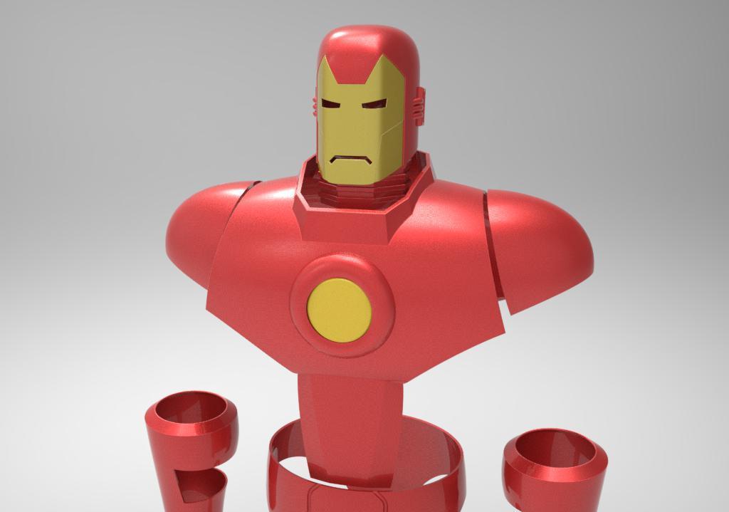 Descargar archivo STL Armadura clasica de Iron Man Iron Man vintage ...