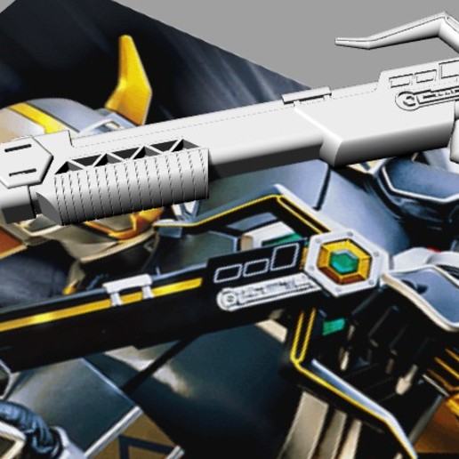 Download STL file Magna Defender Blaster Power rangers Lost Galaxy 3D ...