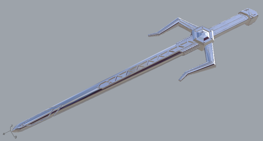 STL file Sword of the Power Rangers Magna Defender 🗡️・Design to ...