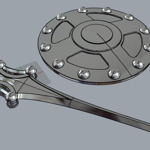 Download 3D printing models He-Man sword and shield masters of the ...