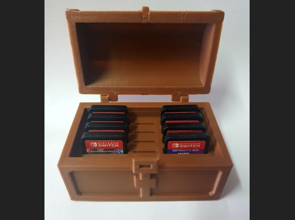 STL file Nintendo Switch Game Chest 🎲・3D printable model to download・Cults