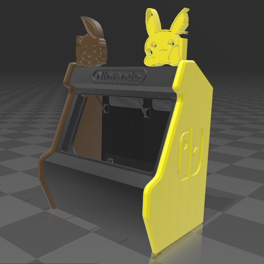 Download 3MF file Nintendo Switch Pokémon: Let's Go Arcade • 3D ...